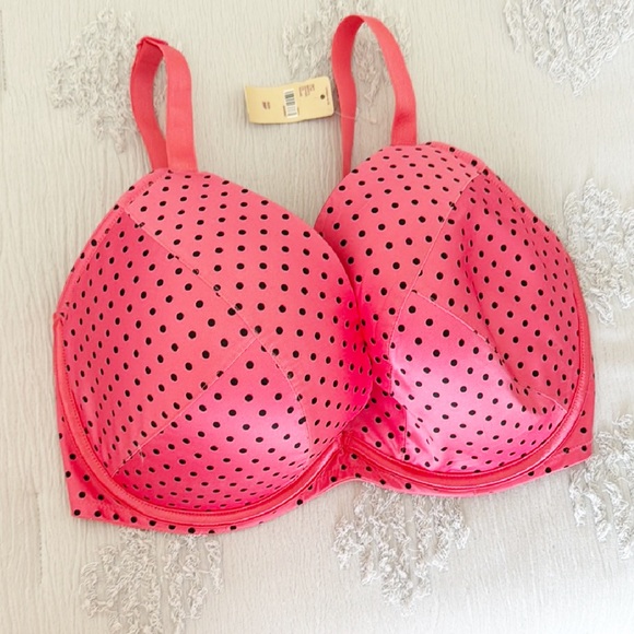 Cacique | Intimates & Sleepwear | Cacique Polka Dot Bra Size 38f Nwt ...